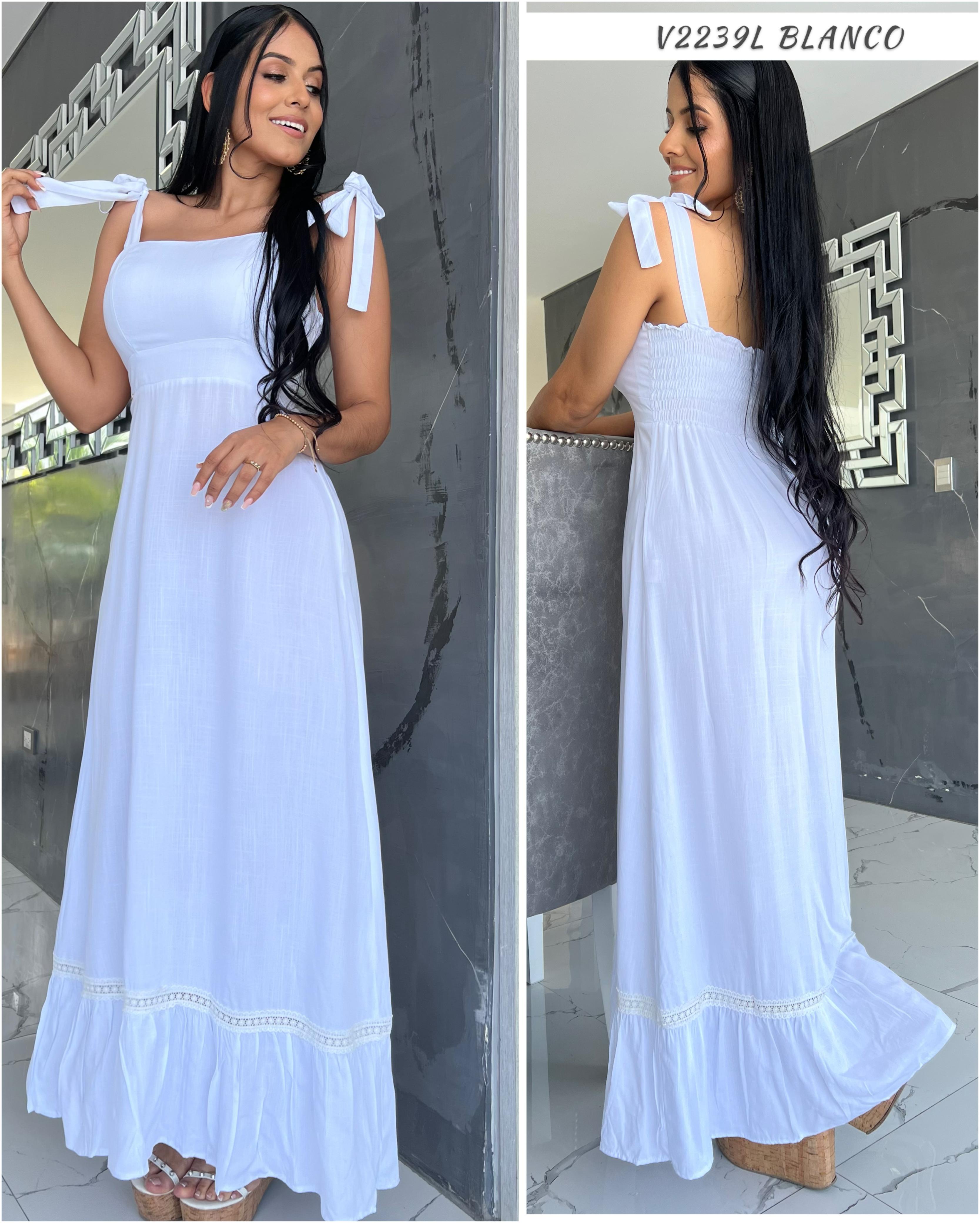 V-2239L- Elaborado Rayon-Tiras Ajustables – zada